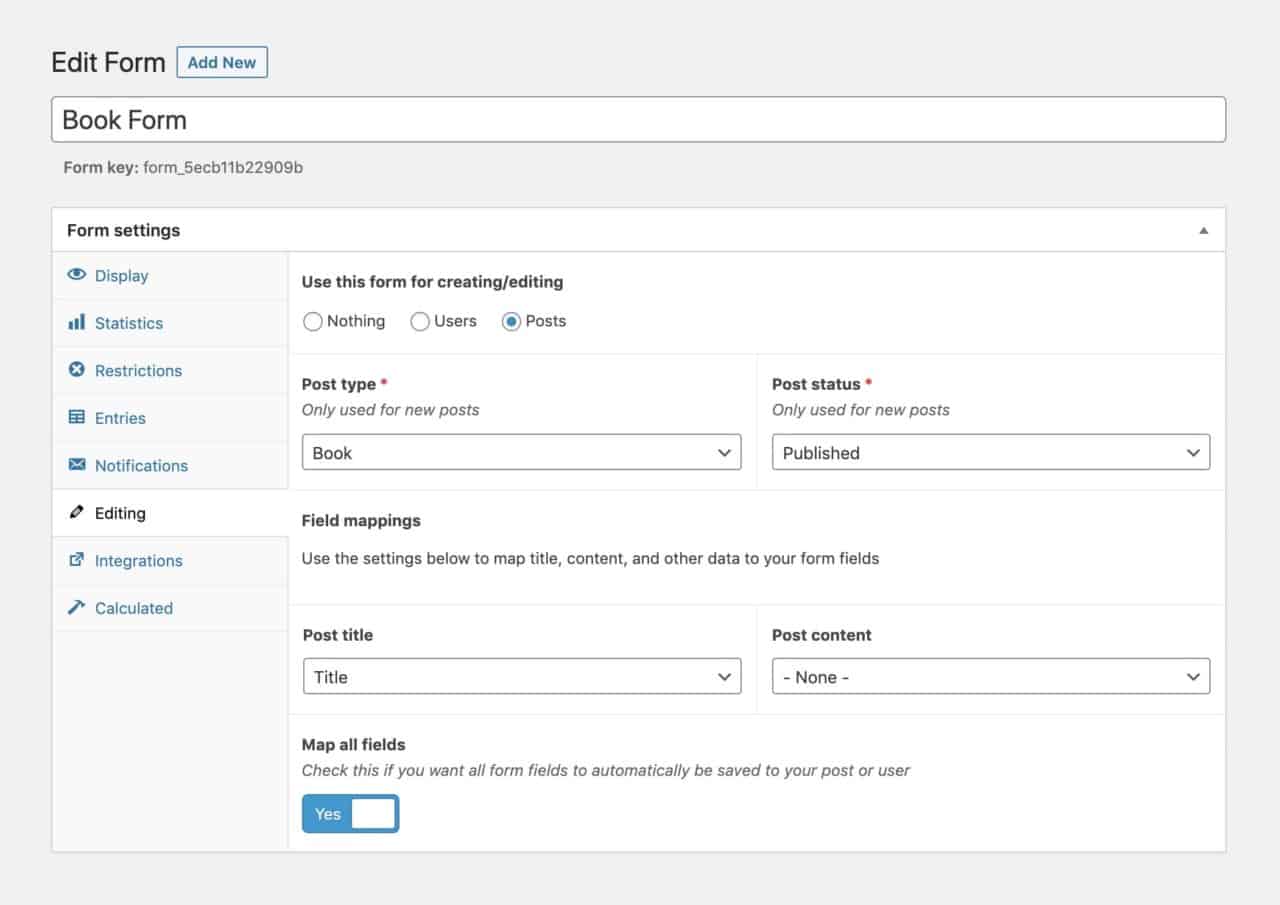 Store ACF form submissions in structured custom database tables
