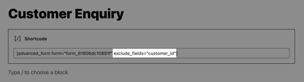 Three ways to exclude fields in ACF front end forms • Hookturn