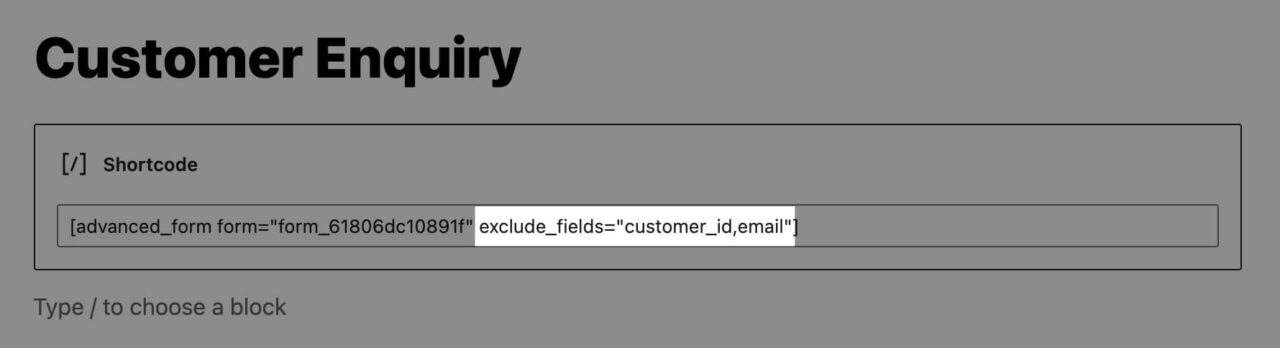 Three ways to exclude fields in ACF front end forms • Hookturn